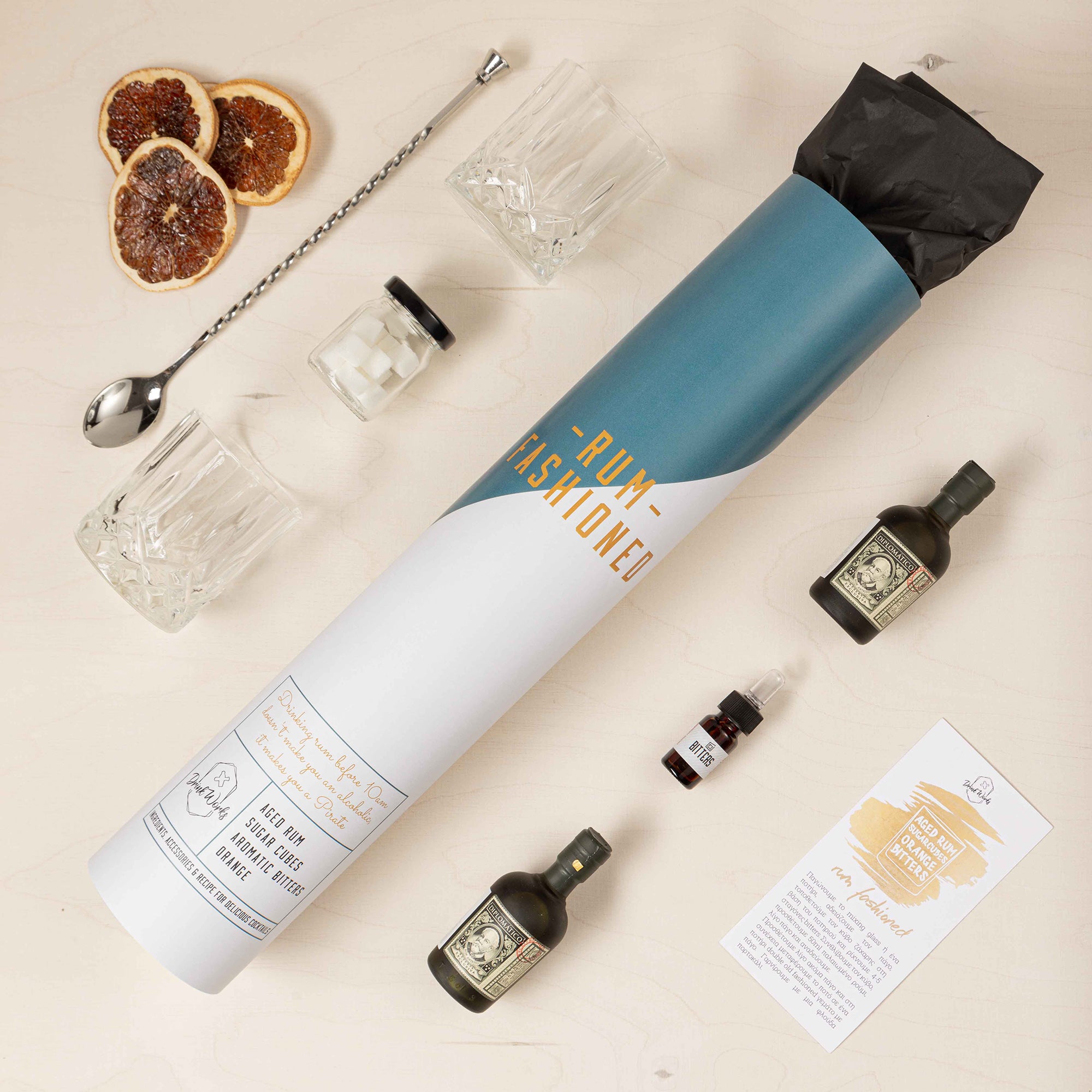 Rum Fashioned Cocktail Tube – DrinkWorks